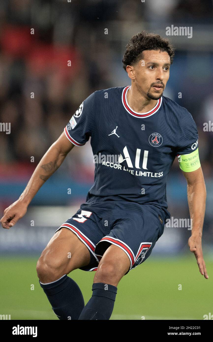 Marquinhos of PSG in action during the UEFA Champions League match ...