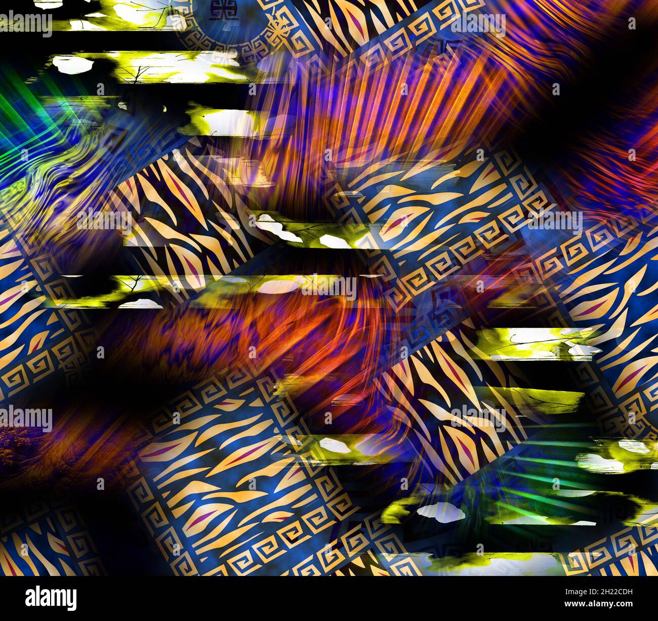 textile fabric print patterns, fashion designs Stock Photo - Alamy