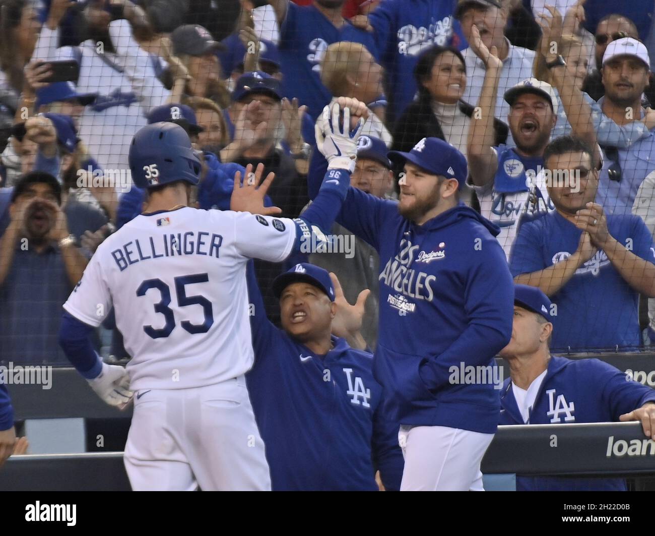 Los Angeles, United States. 19th Oct, 2021. Los Angeles Dodgers Cody ...