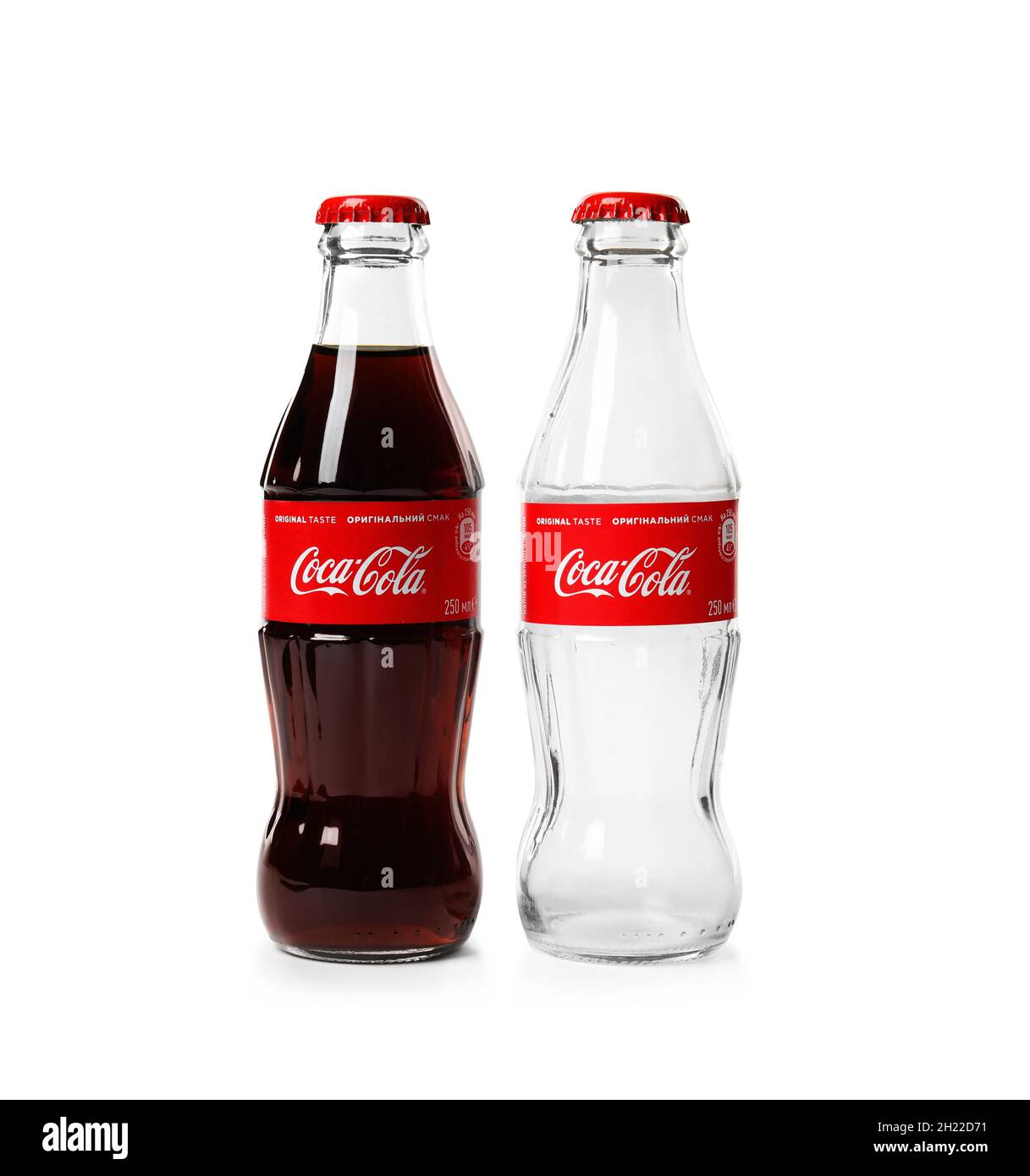 Empty coke bottles Cut Out Stock Images & Pictures - Alamy