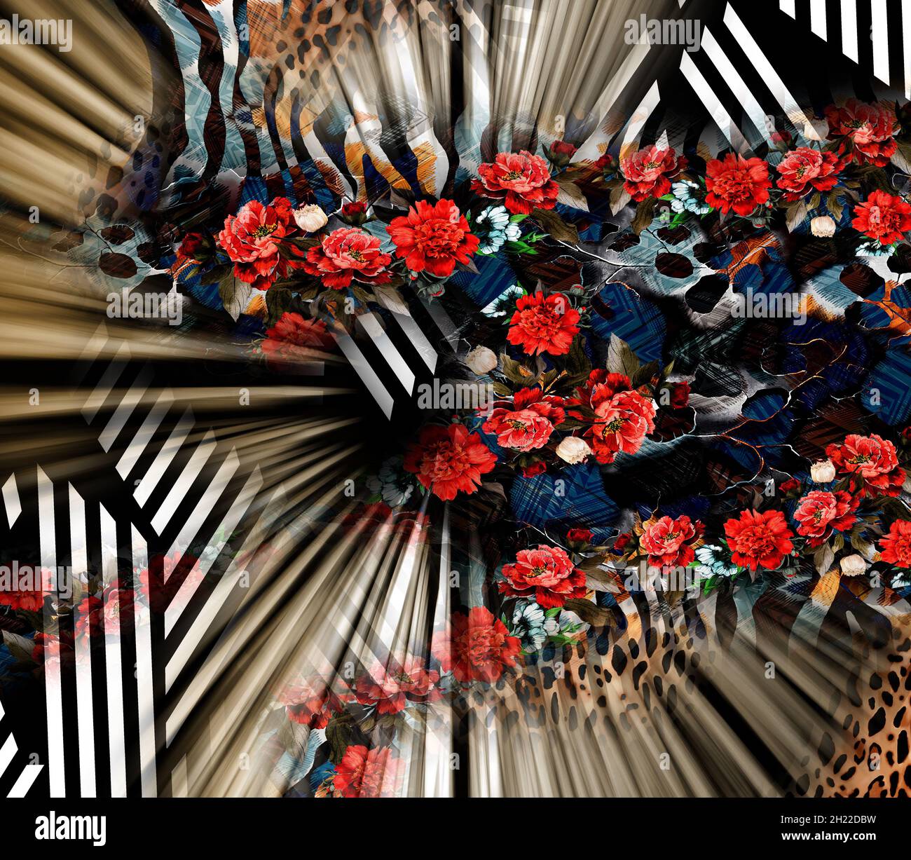 textile fabric print patterns, fashion designs Stock Photo - Alamy