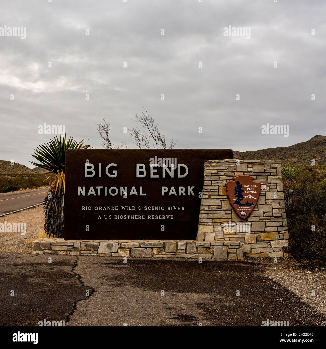 Big Bend National Park, United States, January 20, 2021: Big Bend ...