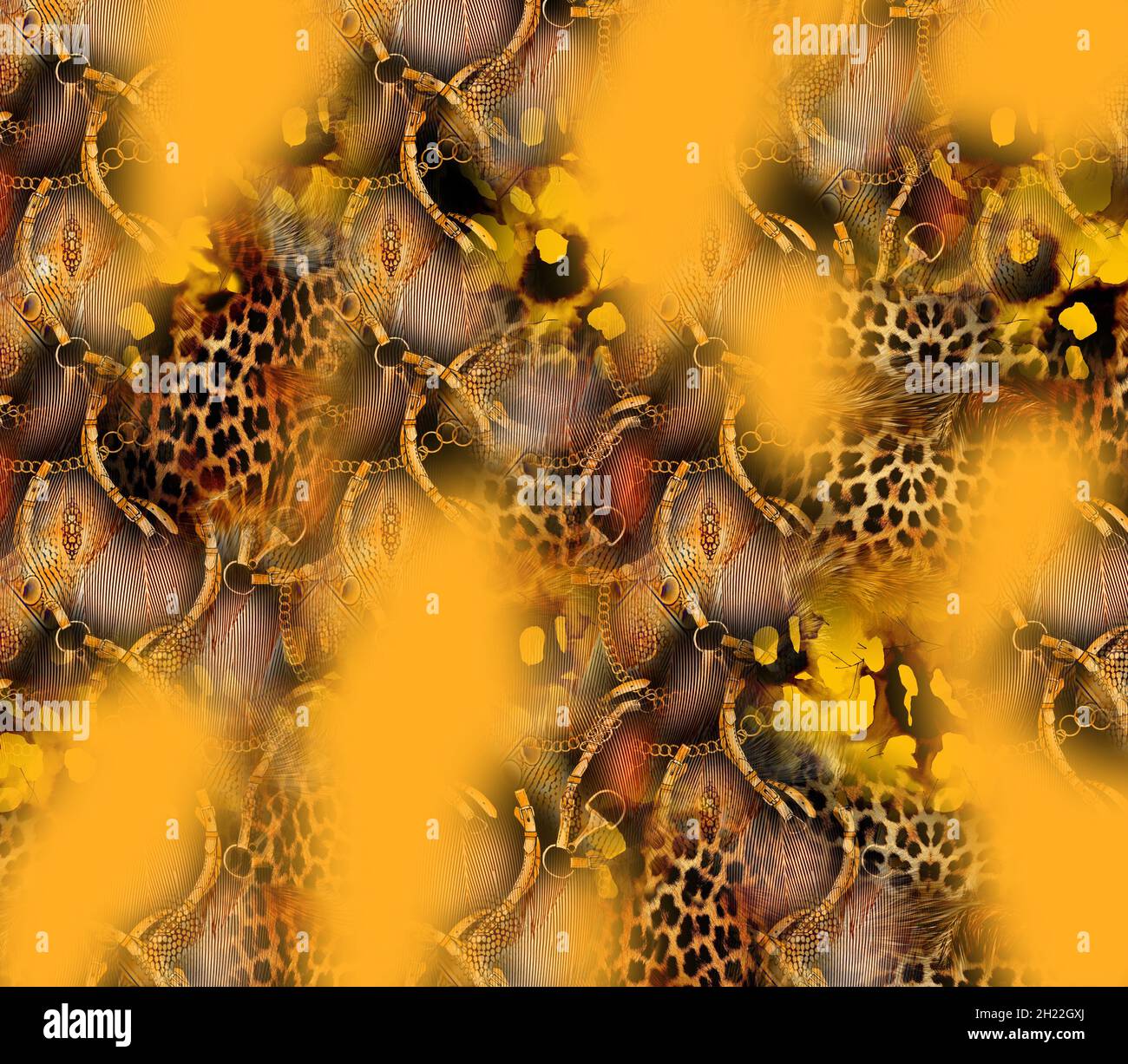 colorful animal prints, fabric patterns Stock Photo - Alamy