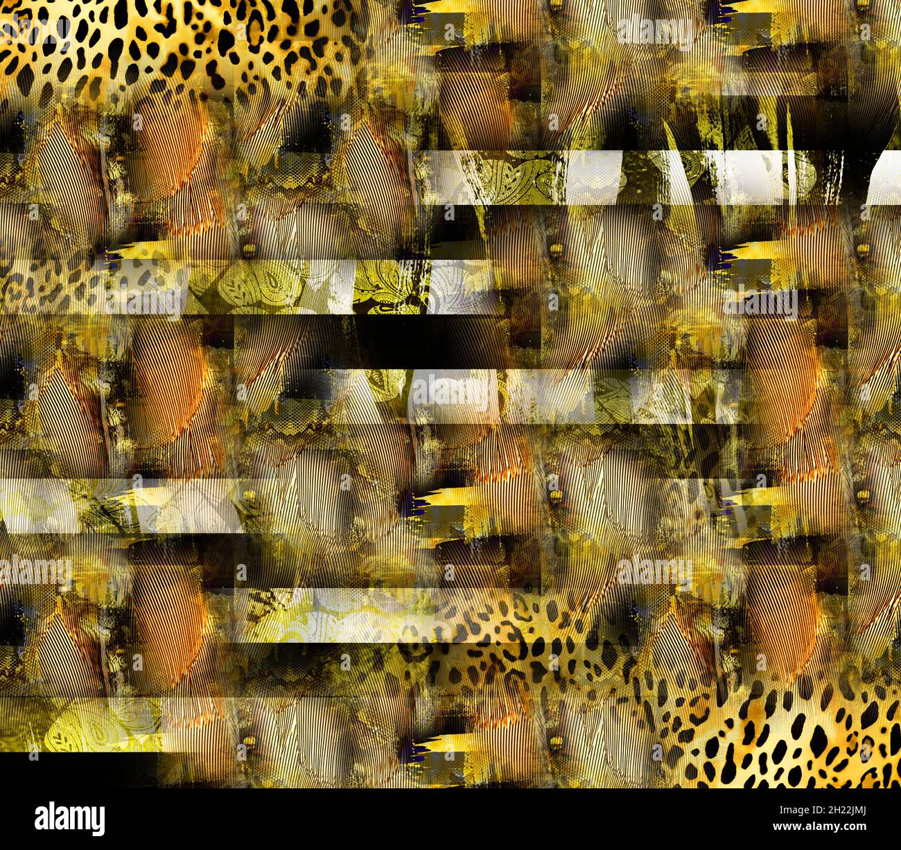 colorful animal prints, fabric patterns Stock Photo - Alamy