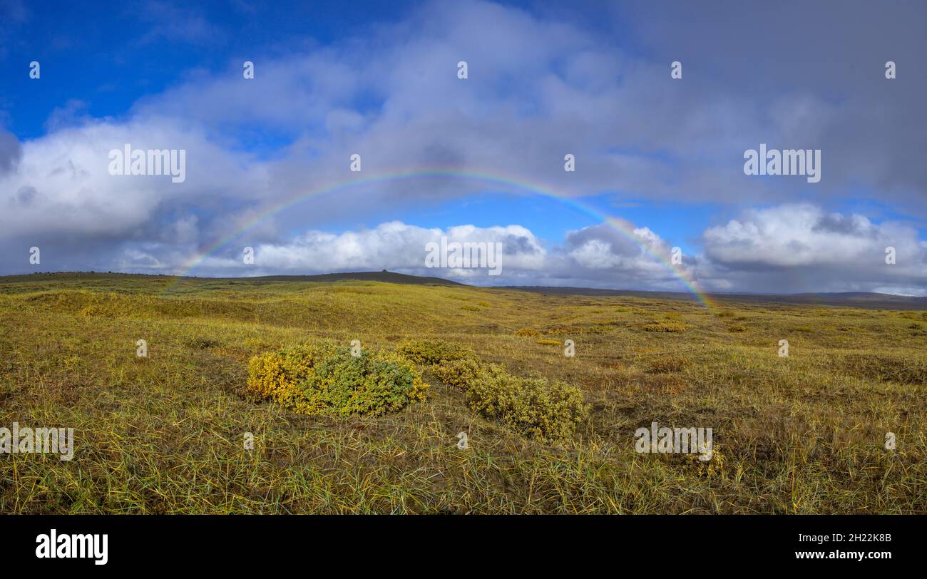 Iceland rainbow landscape hi-res stock photography and images - Alamy