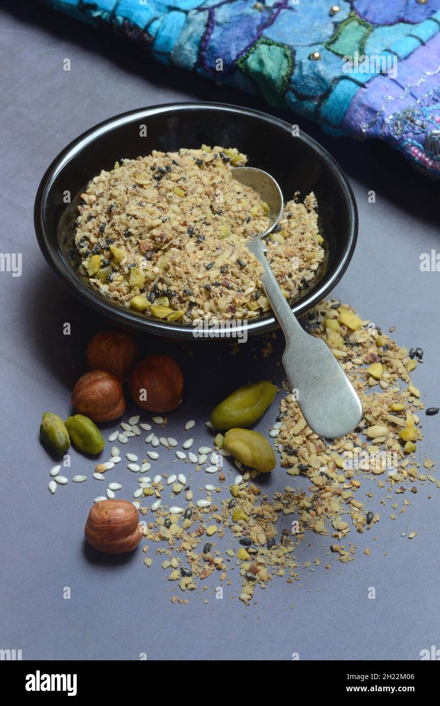 Dukkah spice hi-res stock photography and images - Alamy