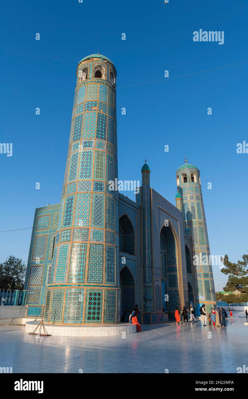Blue Mosque, Mazar-E-Sharif, Afghanistan Stock Photo - Alamy
