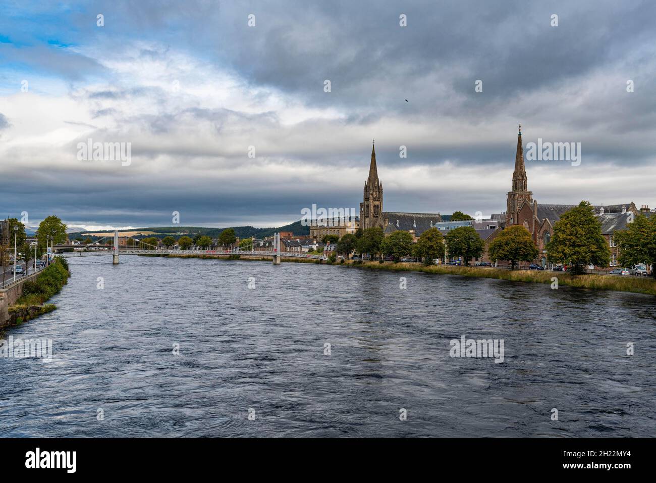 Panoramic view along river hi-res stock photography and images - Alamy