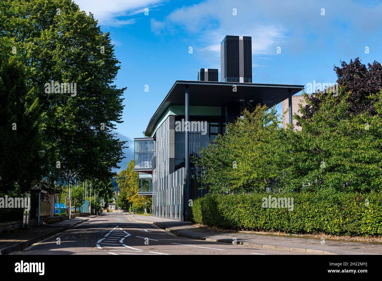 Library of Inverness, Scotland, UK Stock Photo - Alamy