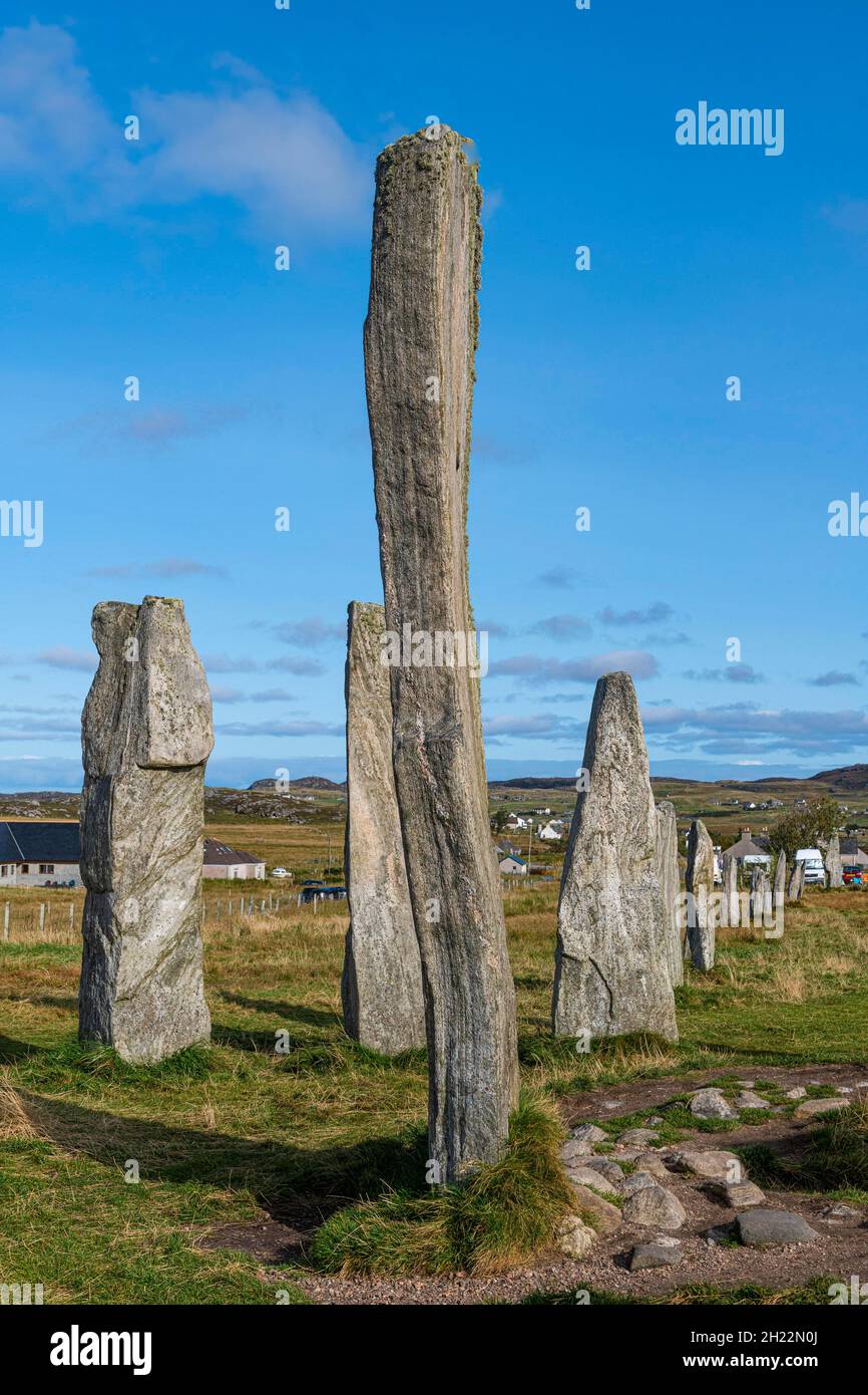 Callanish Stones from the Neolithic era, Isle of Lewis, Outer Hebrides ...