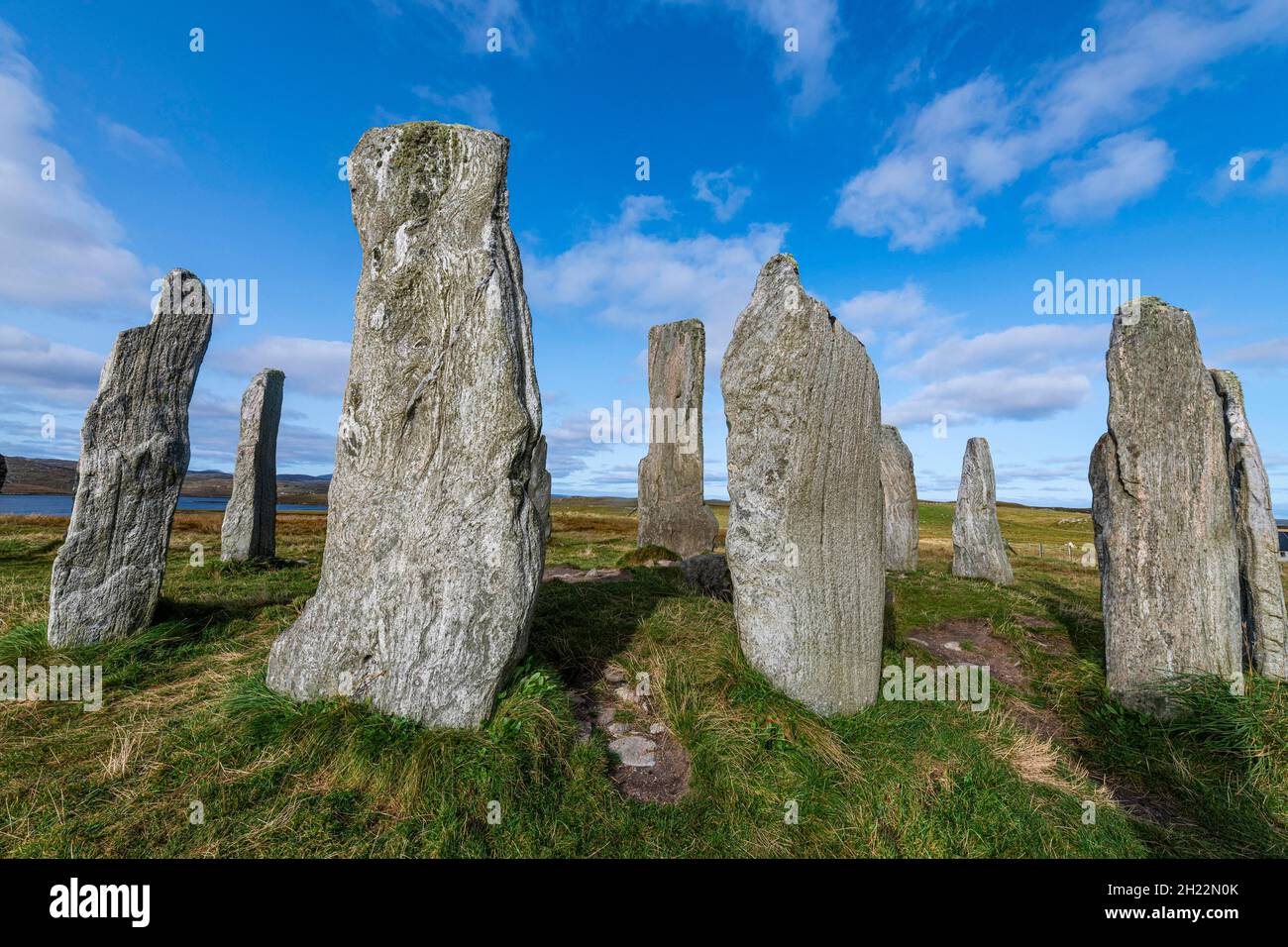 Callanish Stones from the Neolithic era, Isle of Lewis, Outer Hebrides ...