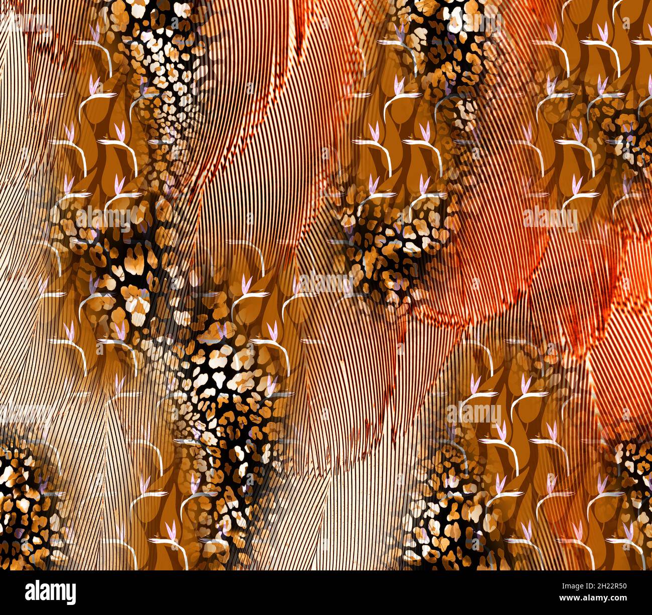 colorful animal prints, fabric patterns Stock Photo - Alamy