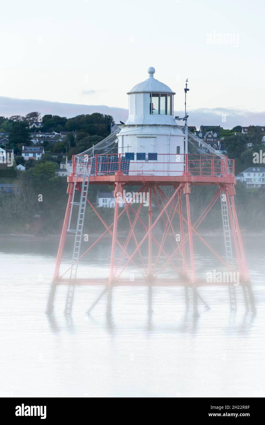 Spit Bank Lighthouse, Cobh, County Cork, Ireland Stock Photo - Alamy