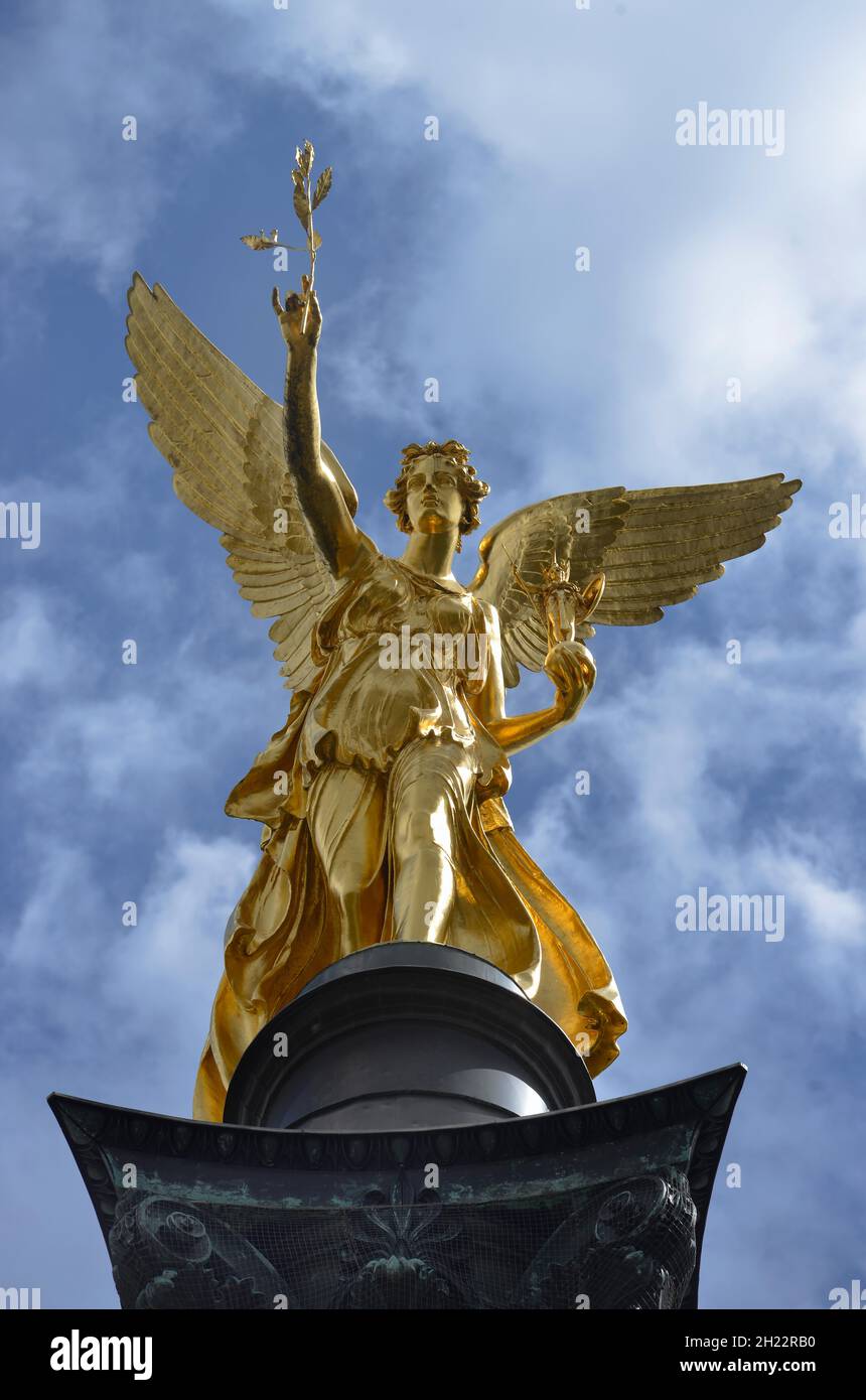 Peace Angel, Peace Monument, Prinzregentenstrasse, Munich, Bavaria ...
