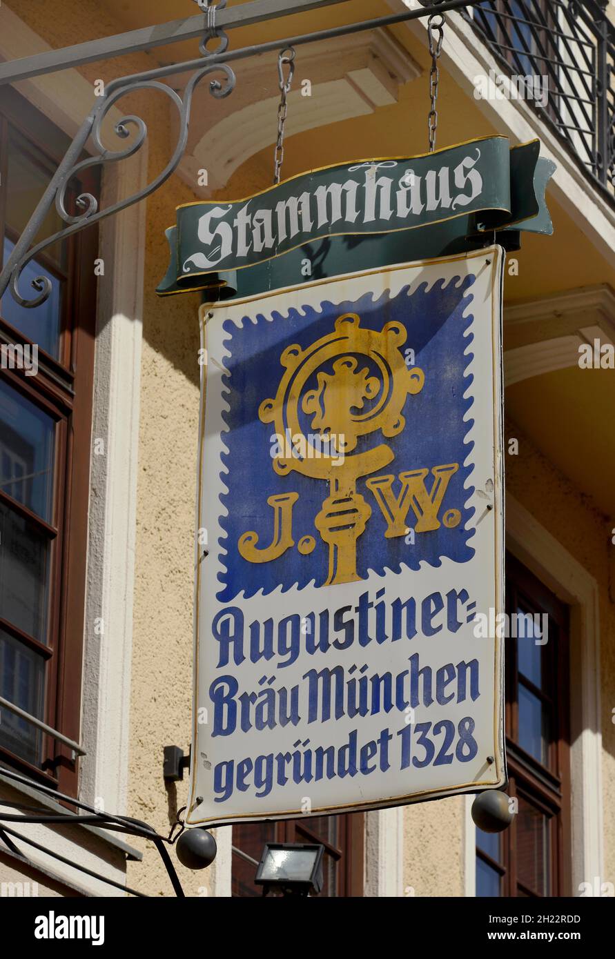 Augustiner Stammhaus Neuhauser Strasse Munchen