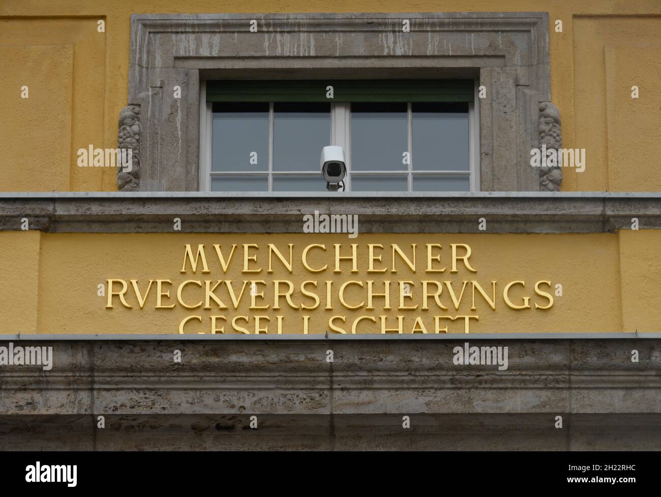 Main Building, Munich Reinsurance, Koeniginstrasse, Munich, Bavaria ...