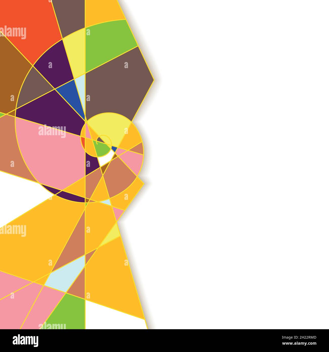 Colorful abstract geometric background with place for your text Stock ...