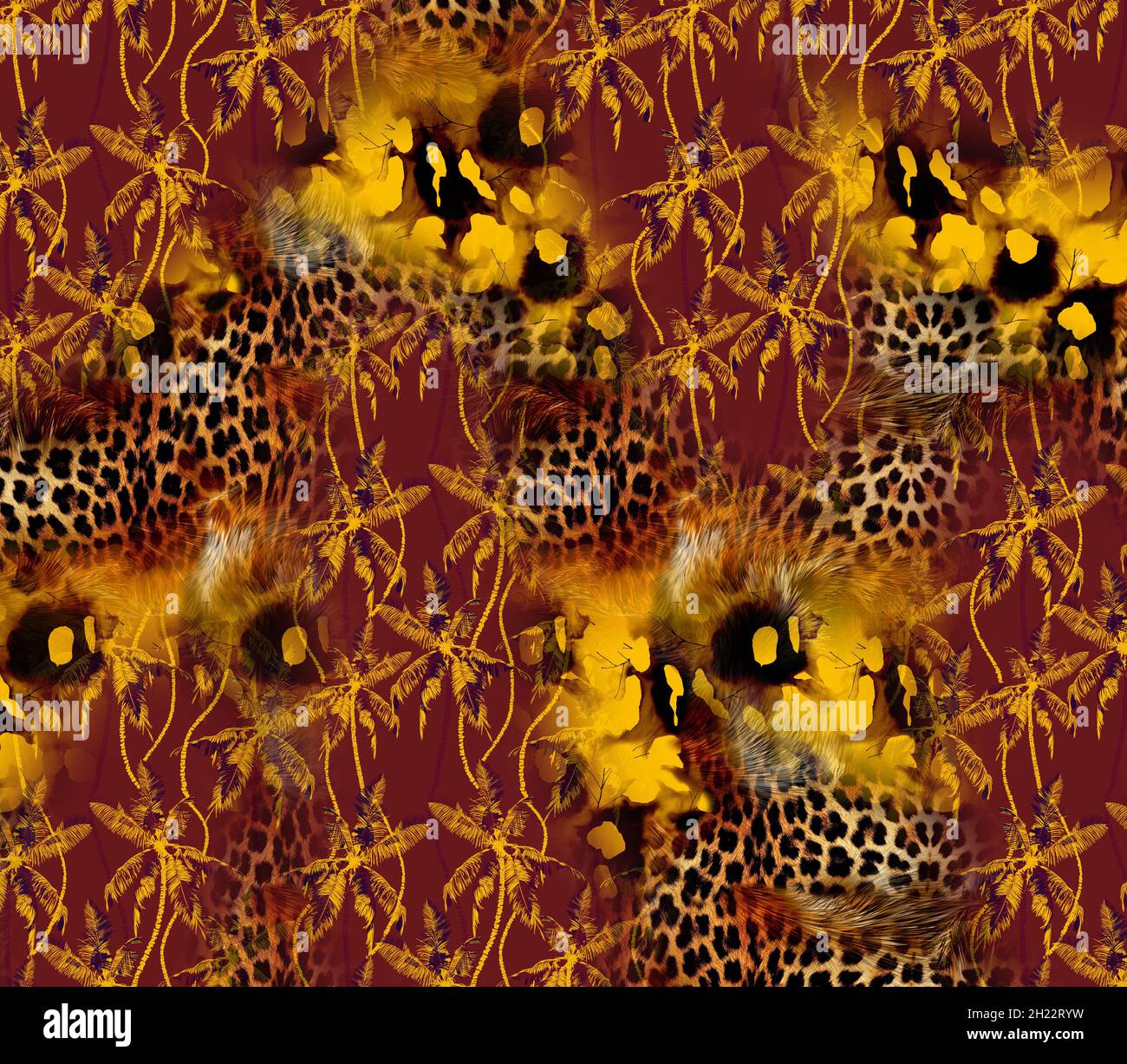 colorful animal prints, fabric patterns Stock Photo - Alamy