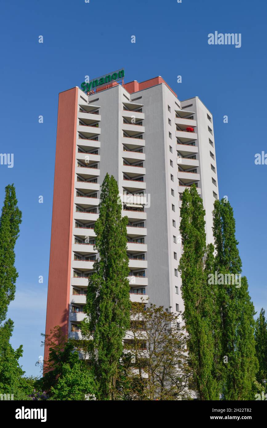 High-rise building, Holzmarktstrasse, Friedrichshain, Berlin, Germany ...