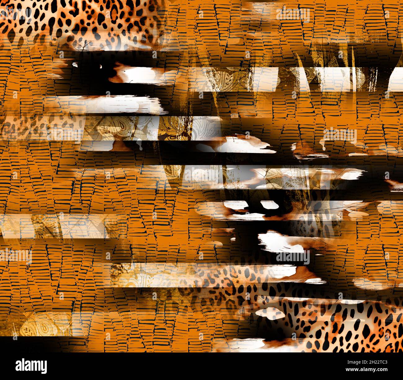colorful animal prints, fabric patterns Stock Photo - Alamy