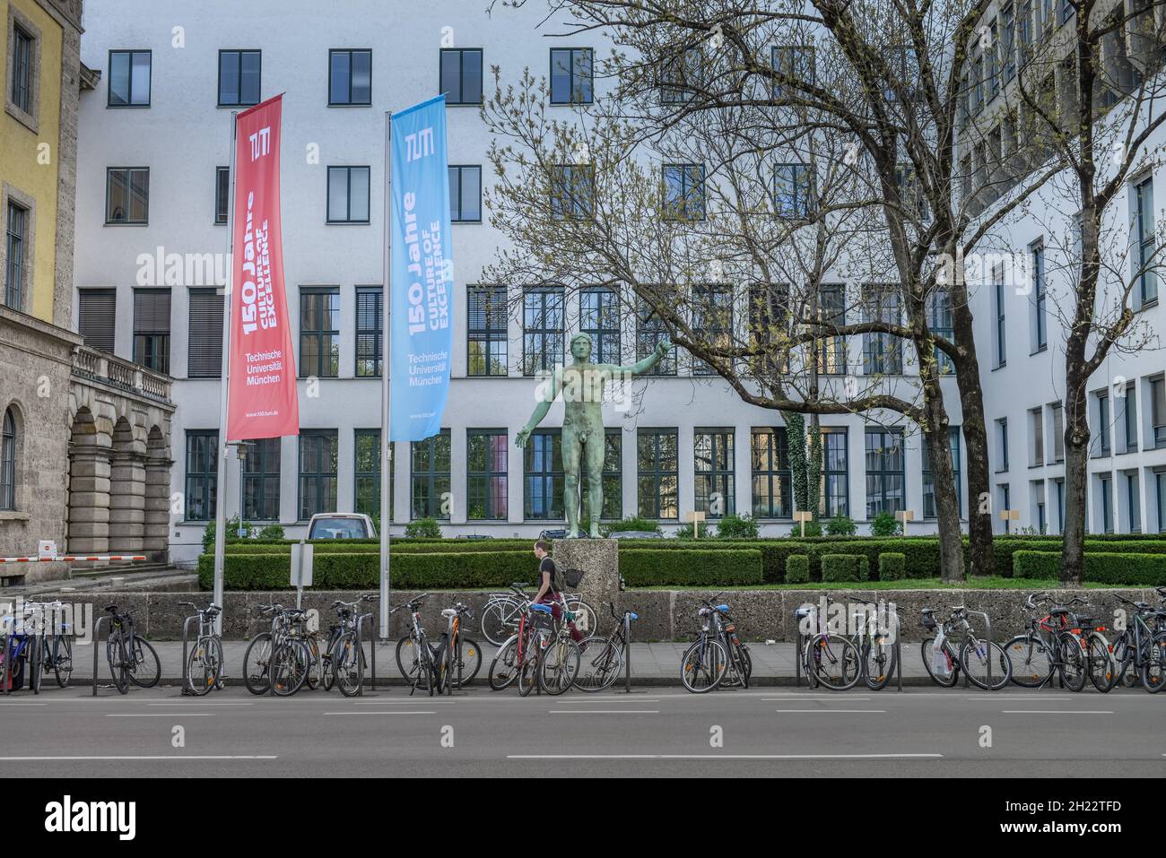 Technical University, Main Building, Arcisstrasse, Munich, Bavaria ...