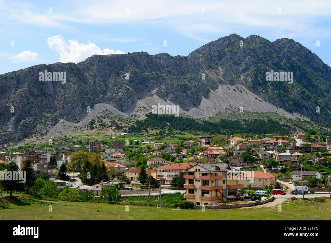 Leskovik, Mali i Melesinit, Kolonja, Leskoviku, Albania Stock Photo - Alamy
