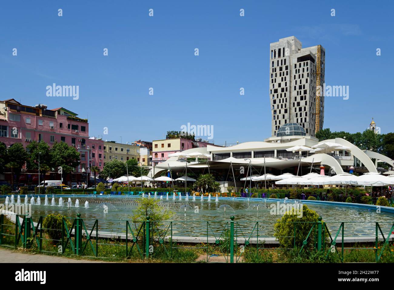 Rinia Park, Tirana, Albania Stock Photo - Alamy