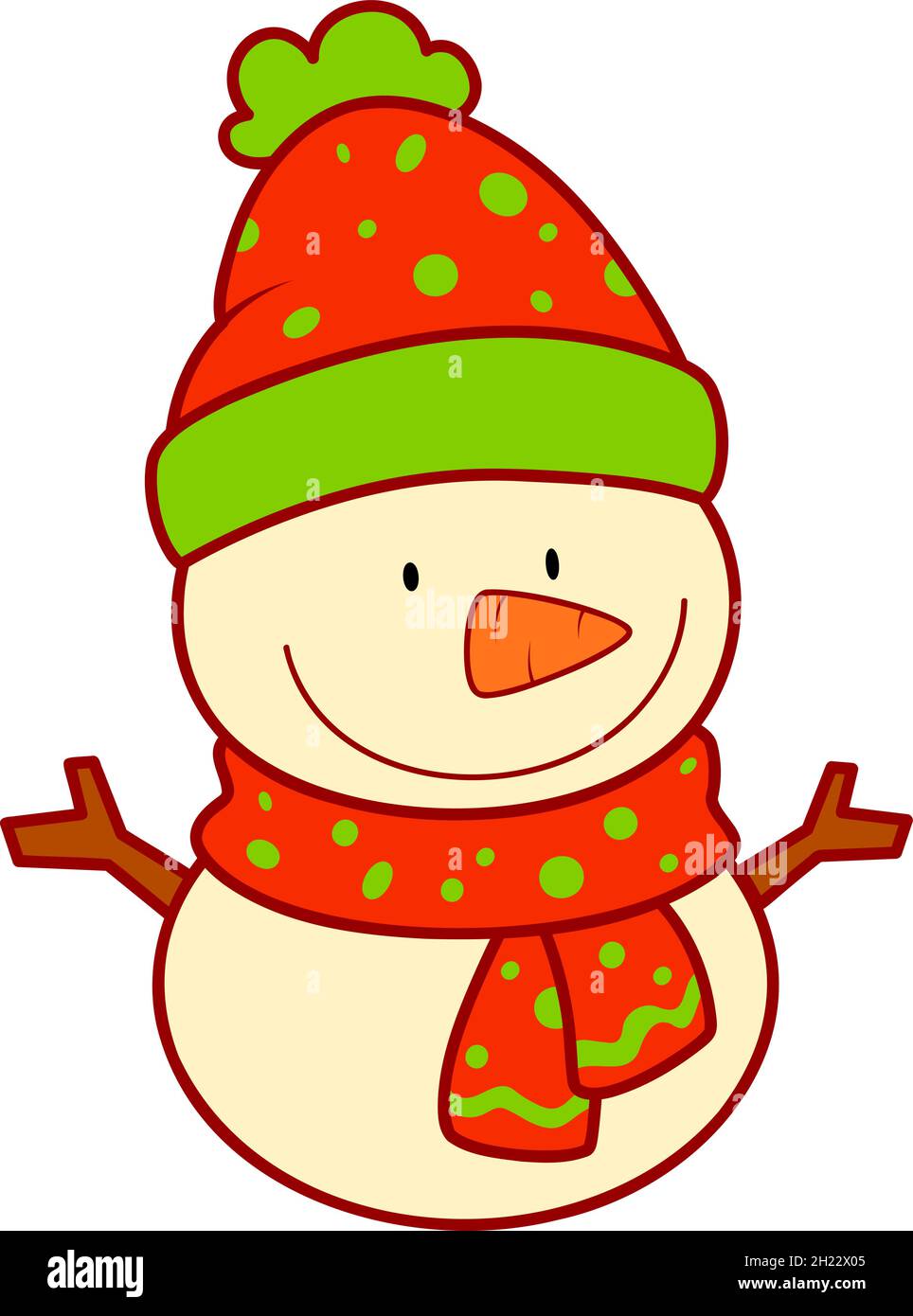 Christmas cartoons clip art. Christmas snowman clipart vector ...