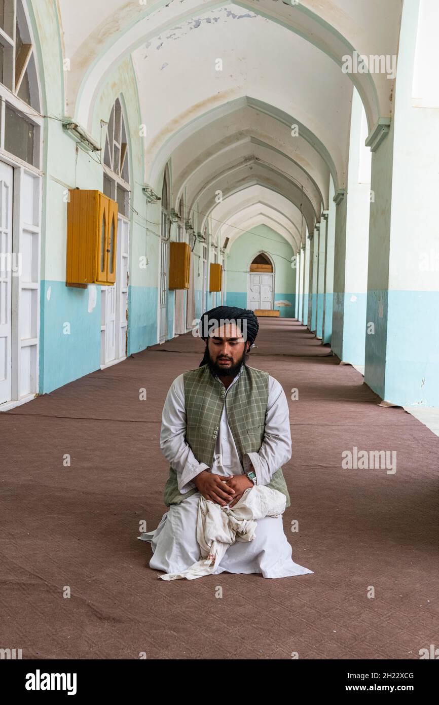 Imam of the red mosque, the mosque where Mullah Omar preached, Kandahar ...