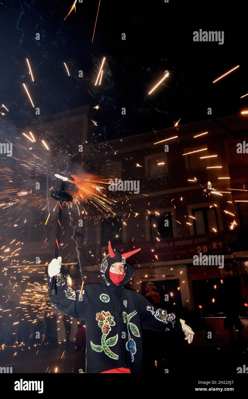 Tarragona fire street hi-res stock photography and images - Alamy