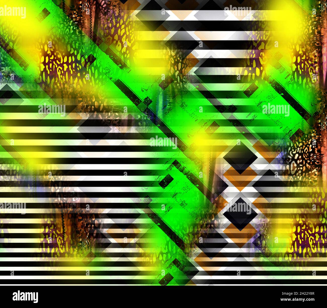 colorful animal prints, fabric patterns Stock Photo - Alamy
