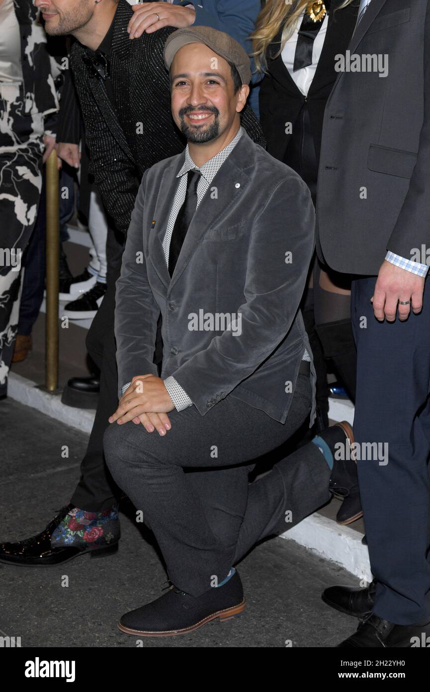 New York, NY, October 19, 2021. Lin-Manuel Miranda attends "Freestyle ...