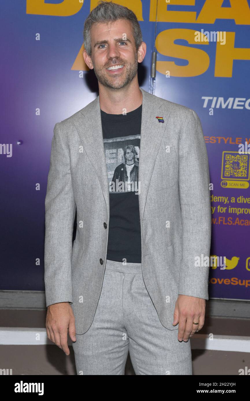 New York, NY, October 19, 2021. Kurt Crowley attends "Freestyle Love ...