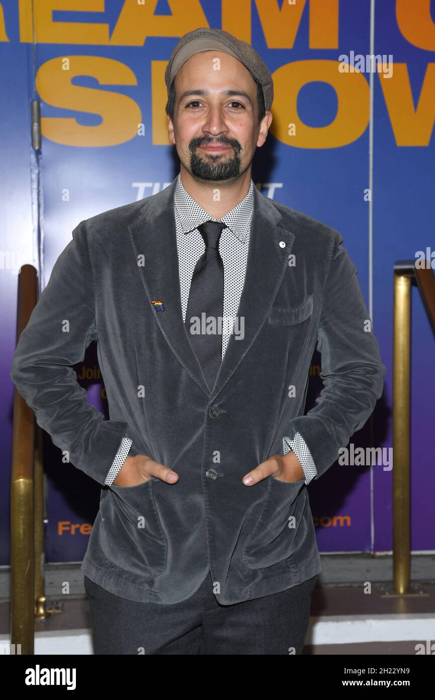 New York, NY, October 19, 2021. Lin-Manuel Miranda attends "Freestyle ...