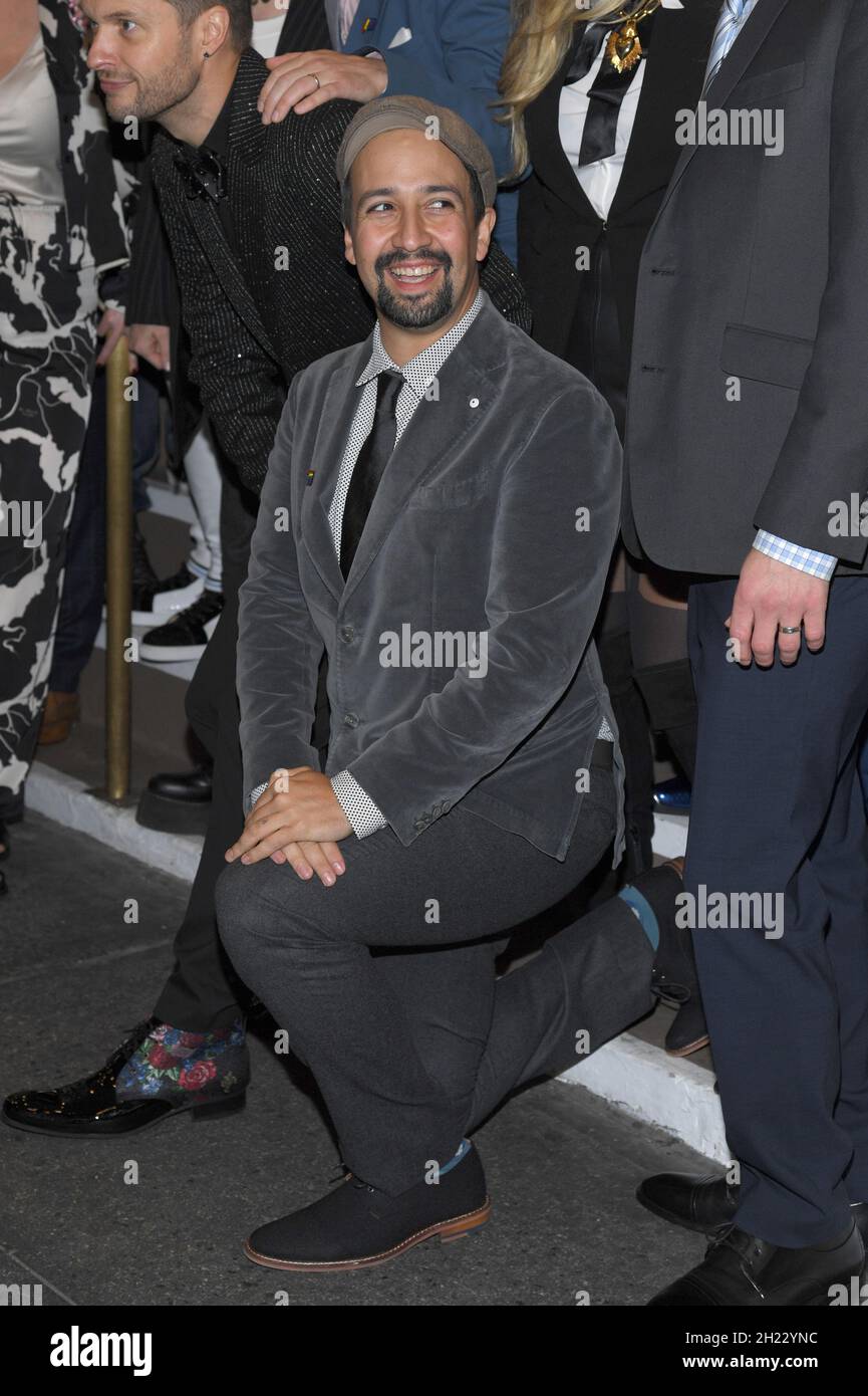 New York, NY, October 19, 2021. Lin-Manuel Miranda attends "Freestyle ...