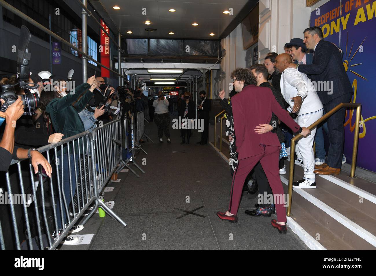New York, NY, October 19, 2021. Cast and crew including; Kurt Crowley ...