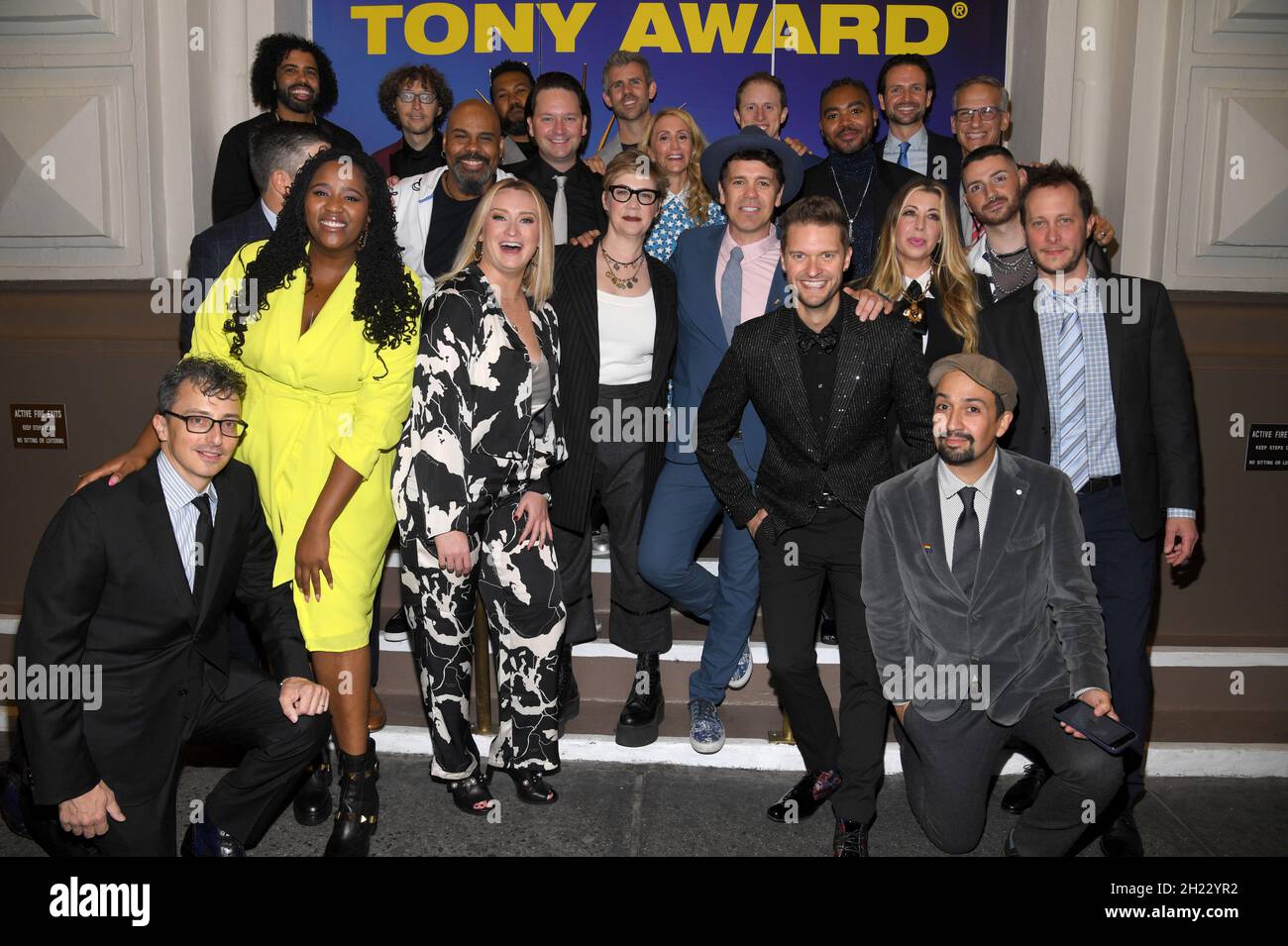 New York, NY, October 19, 2021. Cast and crew including; Kurt Crowley ...