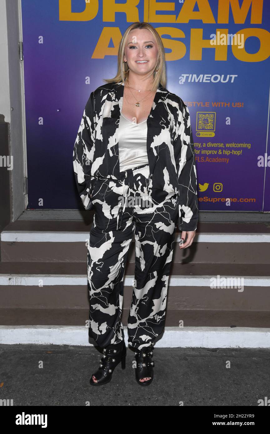 New York, USA. 19th Oct, 2021. Kaila Mullady attends ”Freestyle Love ...