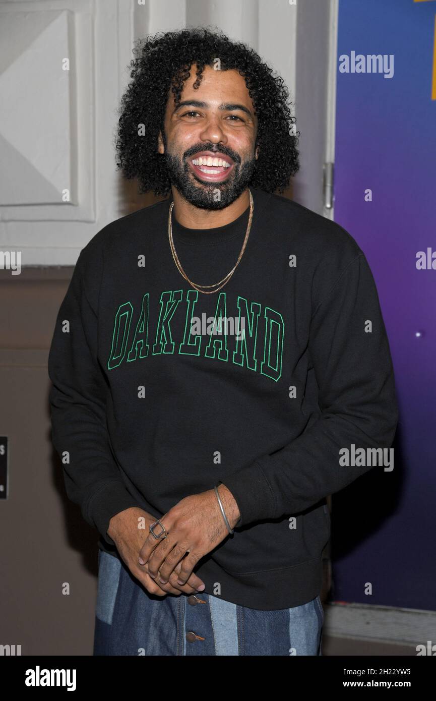 New York, USA. 19th Oct, 2021. Daveed Diggs attends "Freestyle Love ...