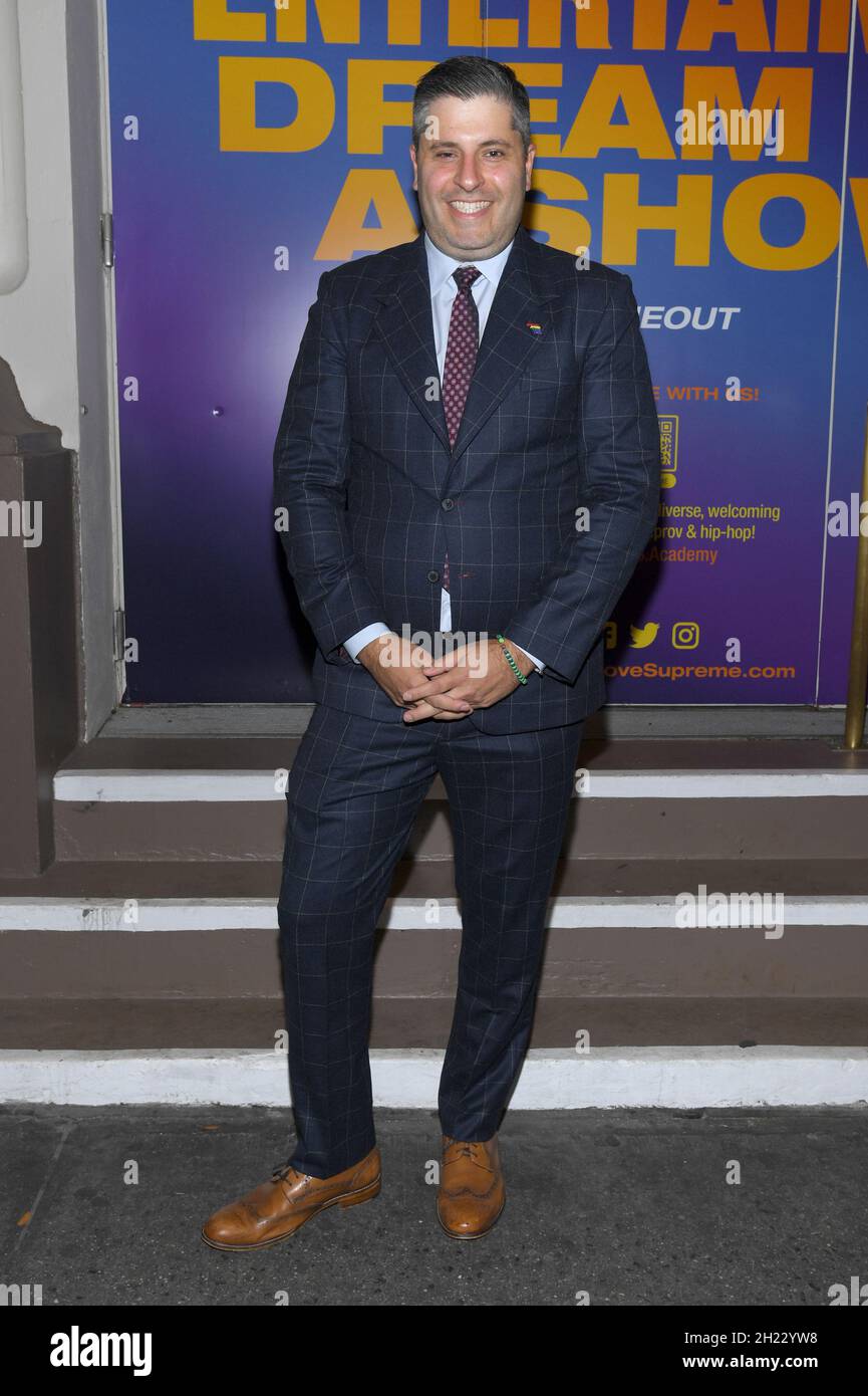 New York, NY, October 19, 2021. Bill Sherman attends ”Freestyle Love ...