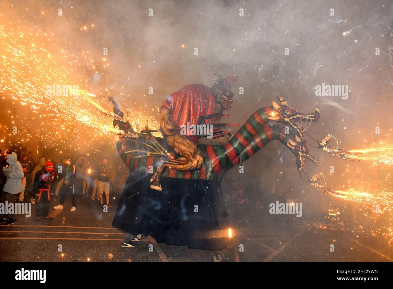 Tarragona fire street hi-res stock photography and images - Alamy