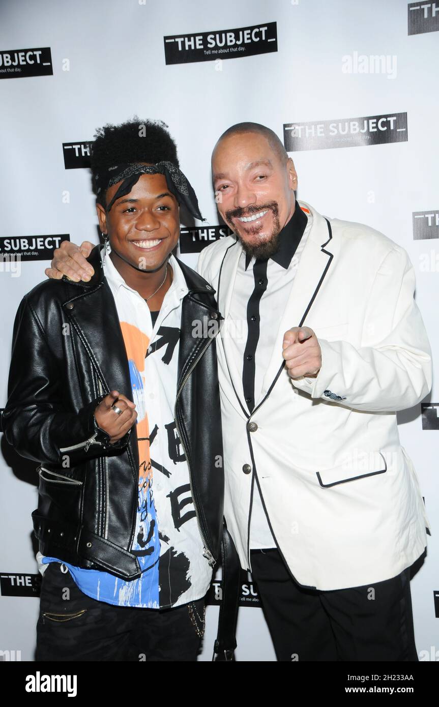 New York, United States. 19th Oct, 2021. Nile Bullock and Dominic ...