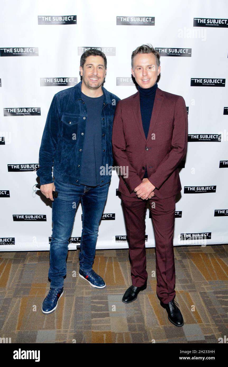 New York, United States. 20th Oct, 2021. Jason Biggs and Brian ...