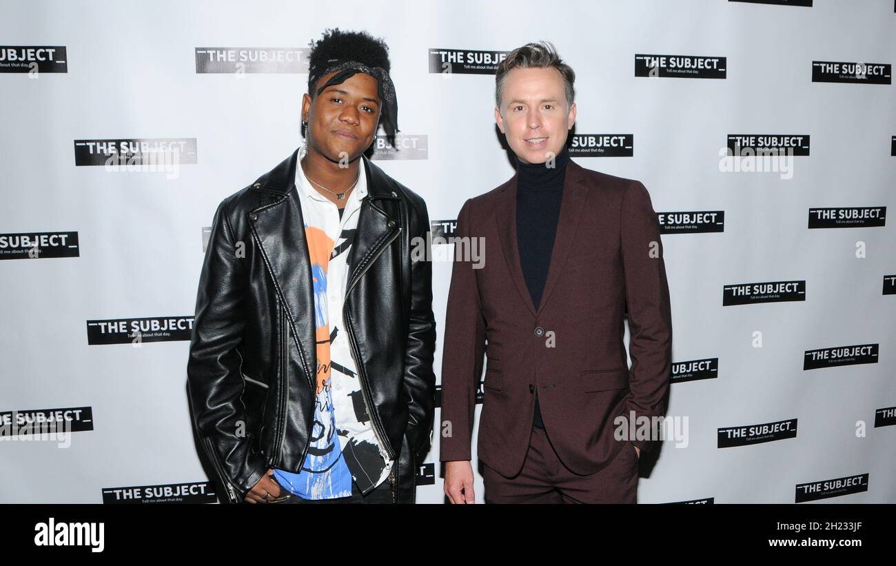 New York, United States. 19th Oct, 2021. Nile Bullock and Brian ...