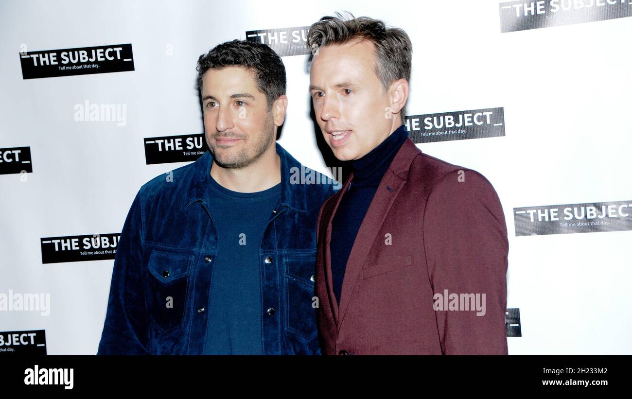 New York, United States. 20th Oct, 2021. Jason Biggs and Brian ...