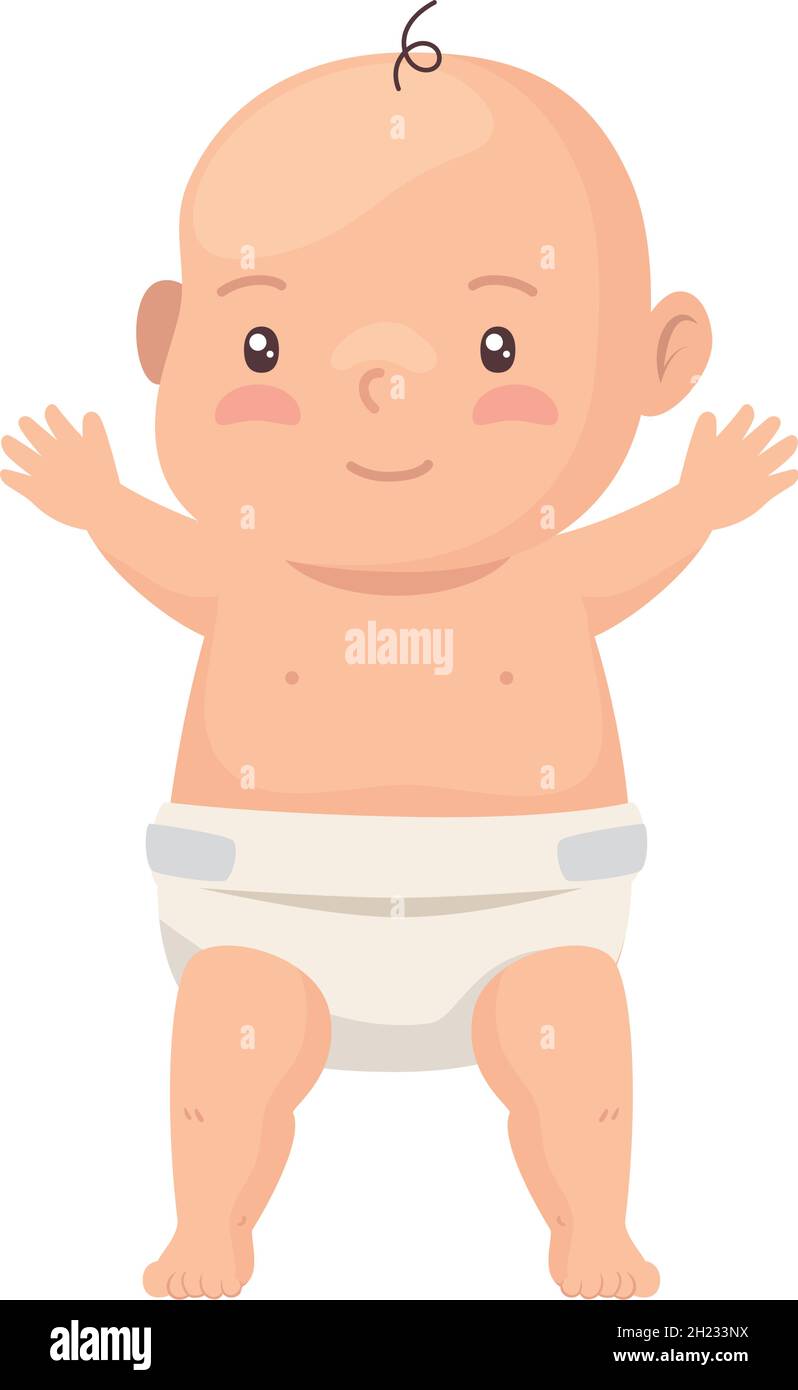 Baby Standing Clipart