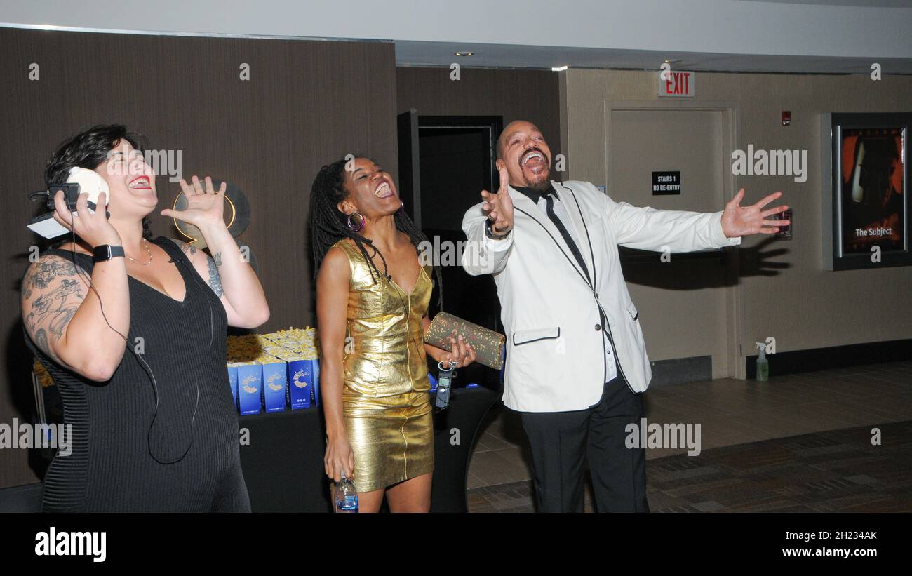 Megan Kingery, Chisa Hutchinson and Dominic Marcus speak during a toast ...