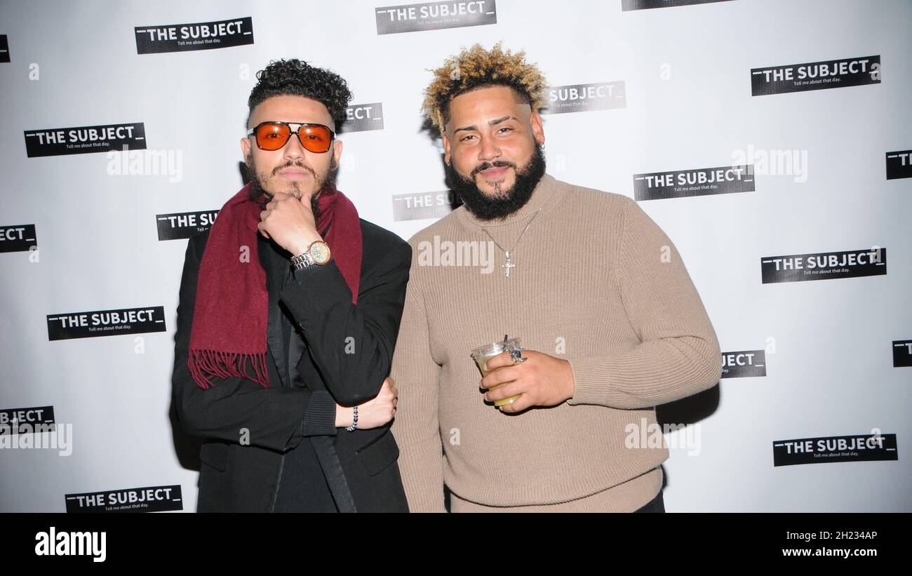 Keon Torres and Jason Vee attend "The Subject" film premiere held at ...