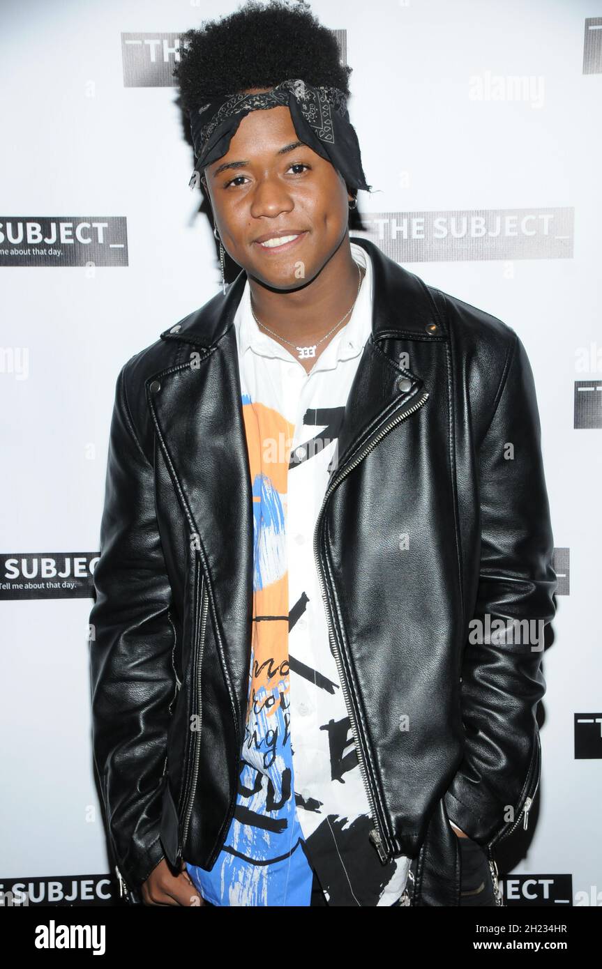 Actor Nile Bullock attends "The Subject" film premiere held at ...