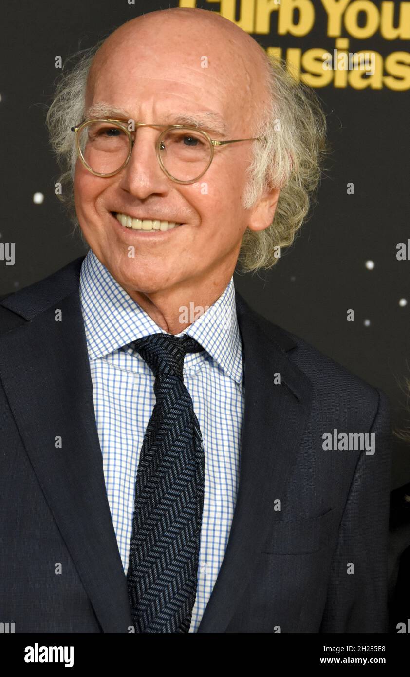 Los Angeles, California, USA 19th October 2021 Actor Larry David ...